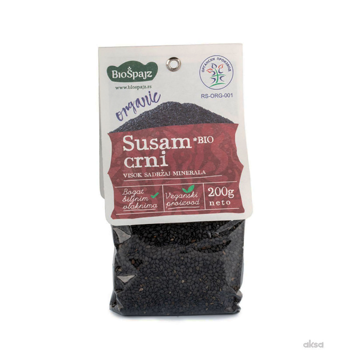 Crni susam sadrži čak 60% više kalcijuma od oljuštenih, žutih semenki ...