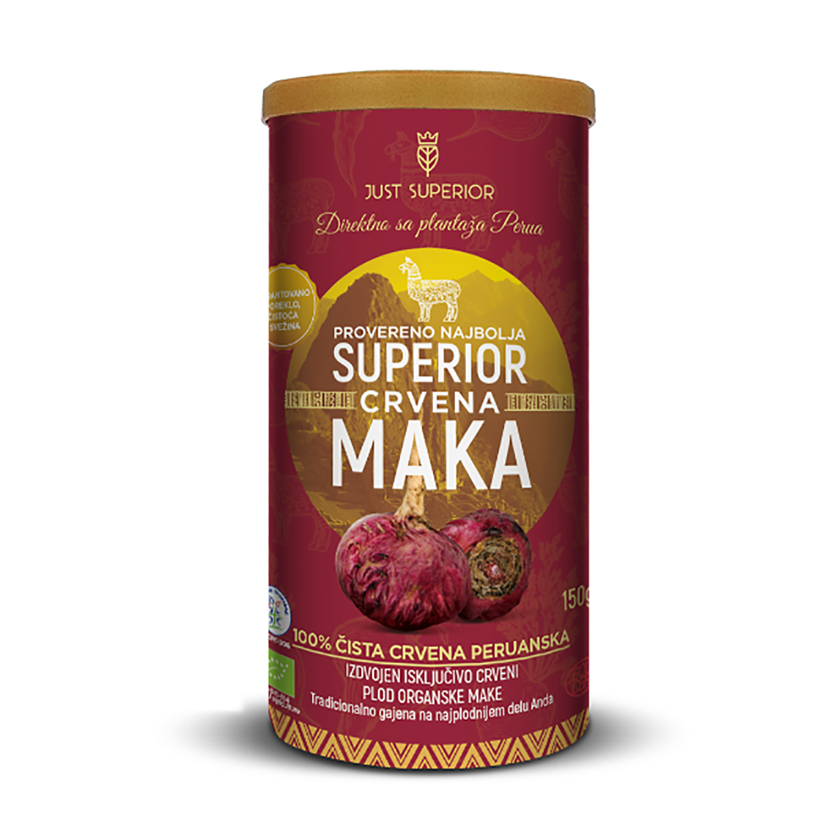 Crvena organska maka u prahu, 150g 1111111111455 | Naturehub - prodavnica prirode