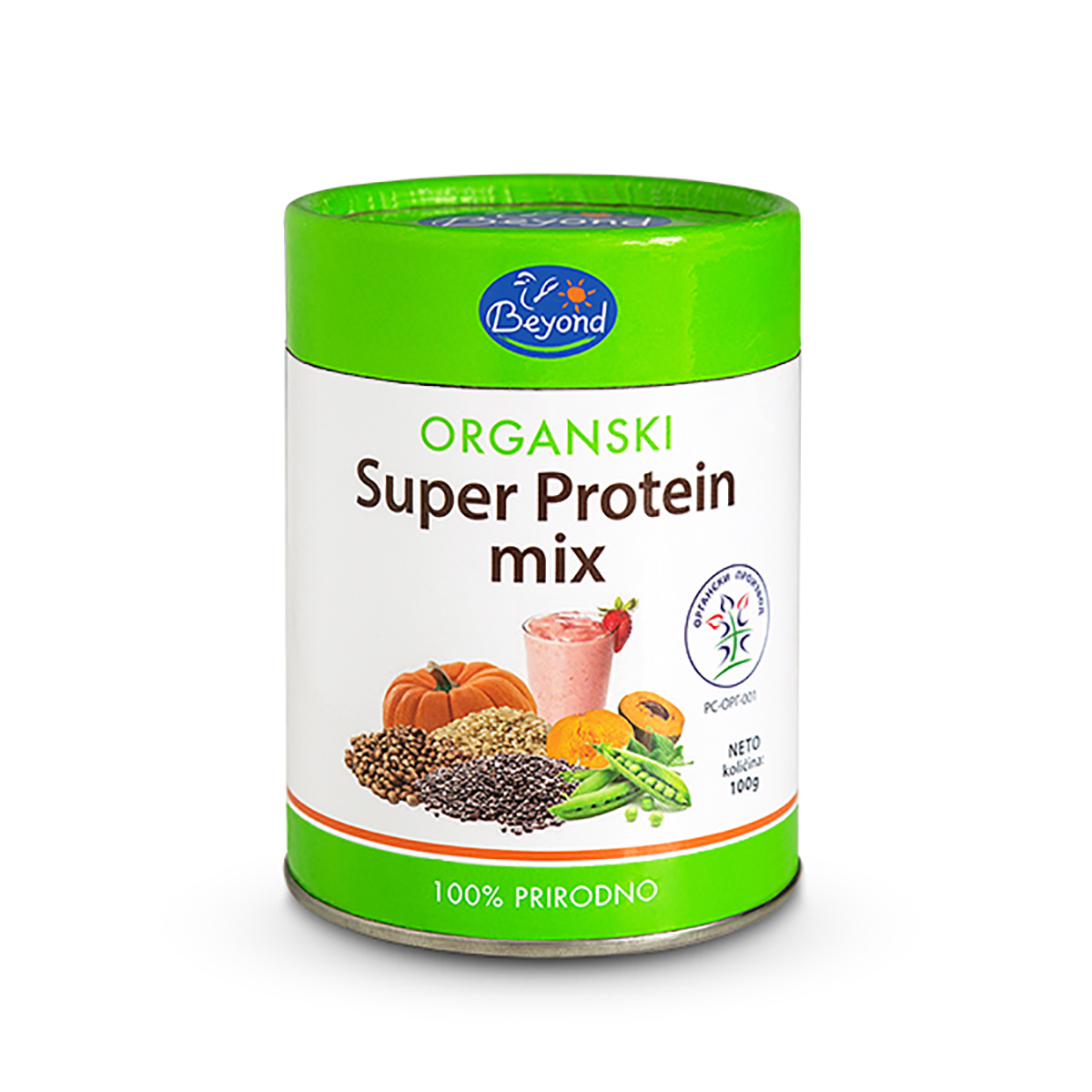 Super organski protein mix, 100g 1111111111558 | Naturehub - prodavnica prirode