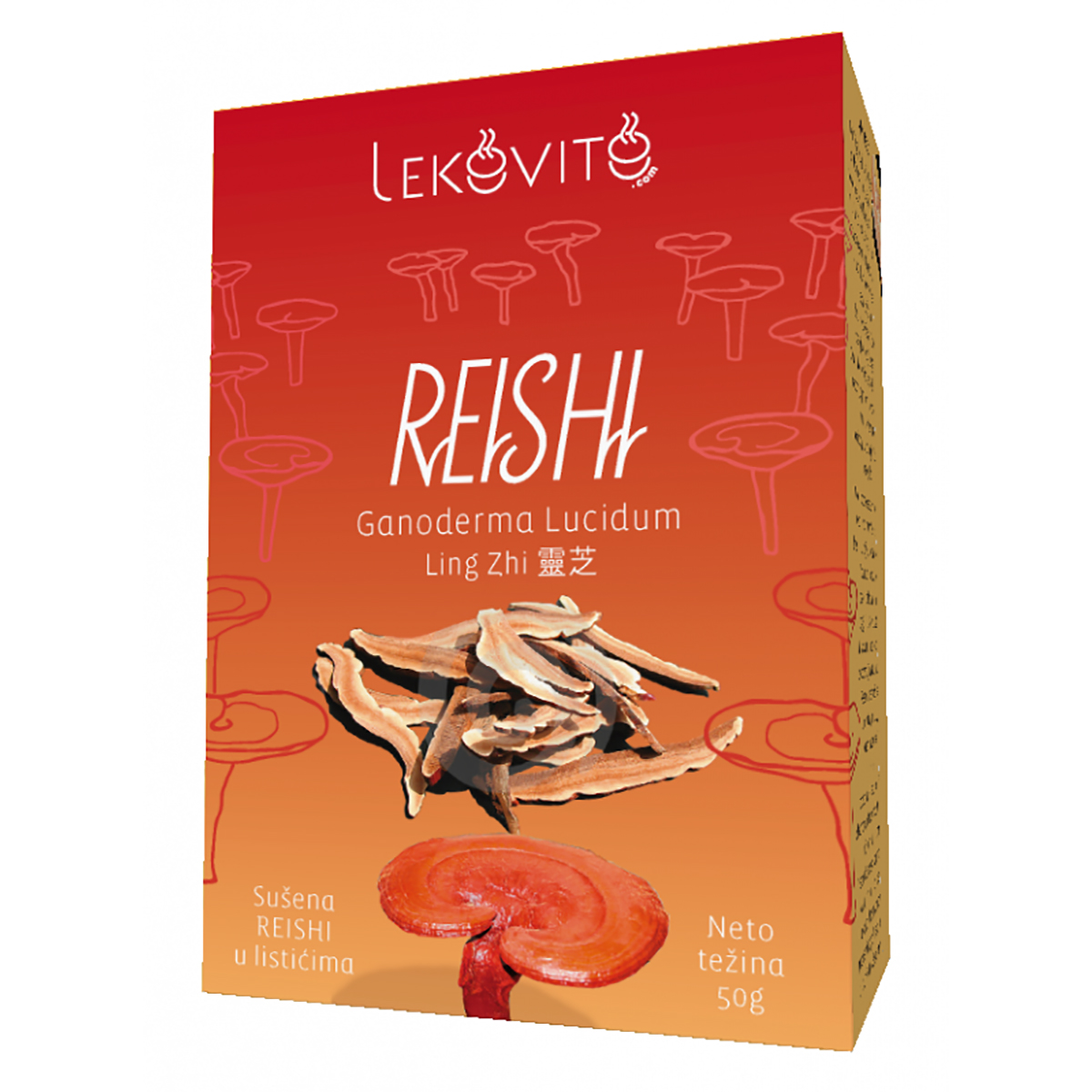 Reiši u listićima, 50g 1111111111785 | Naturehub - prodavnica prirode