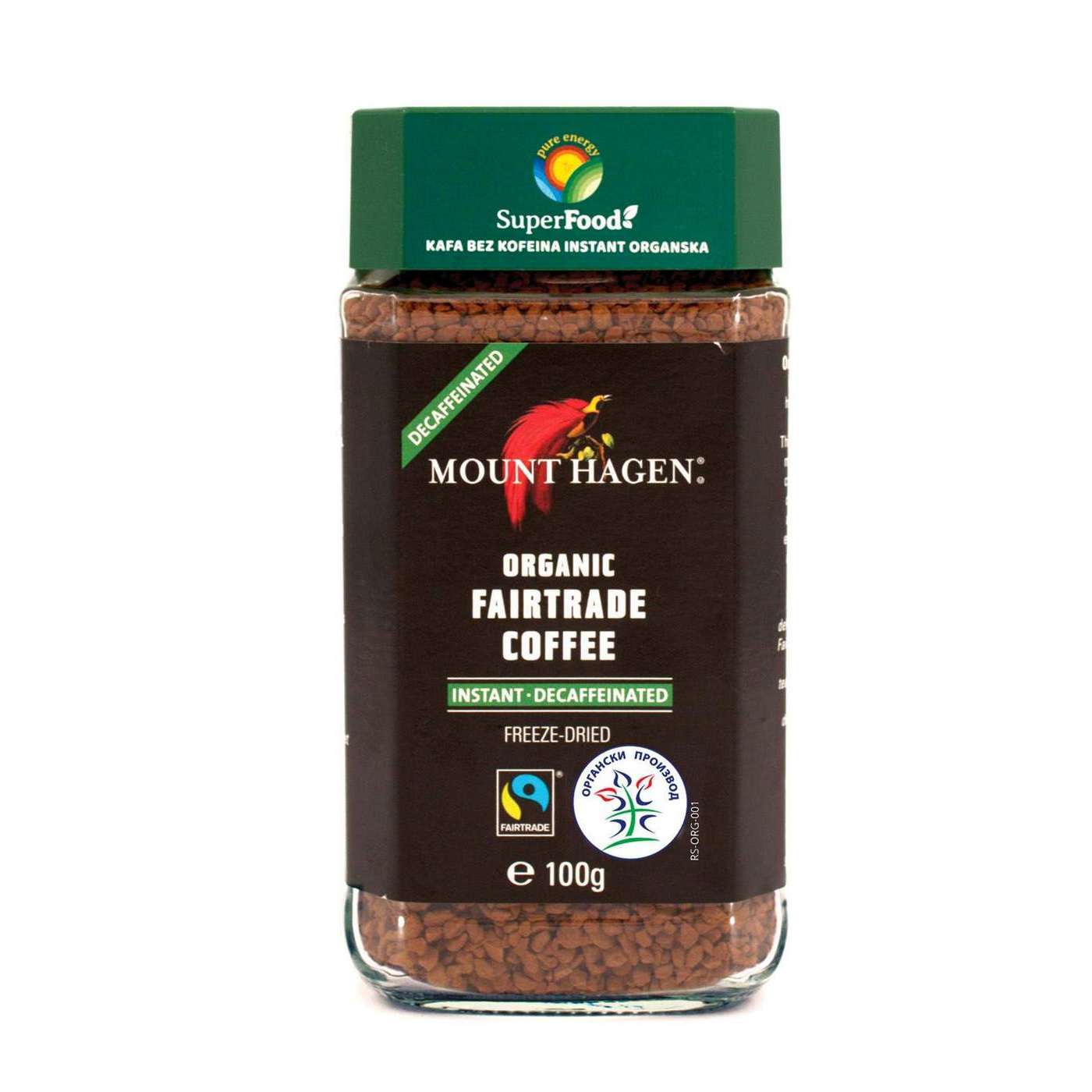 Kafa instant organska bez kofeina 100g SF 1111111112122 | Naturehub ...