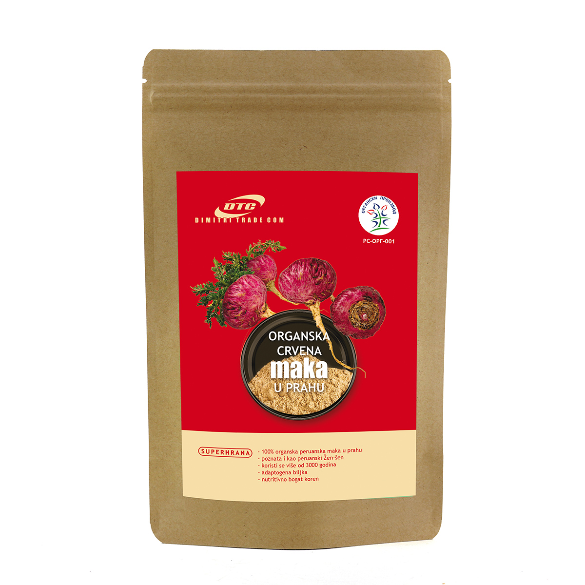 Crvena organska maka dtc, 200g 1111111112223 | Naturehub - prodavnica ...
