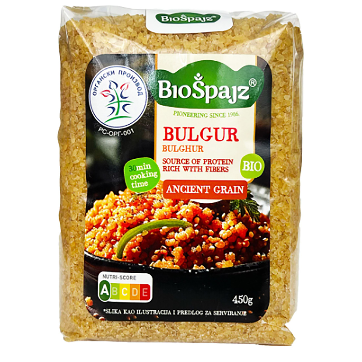 Organski bulgur Biošpajz, 450g 1111111112294 | Naturehub - prodavnica prirode