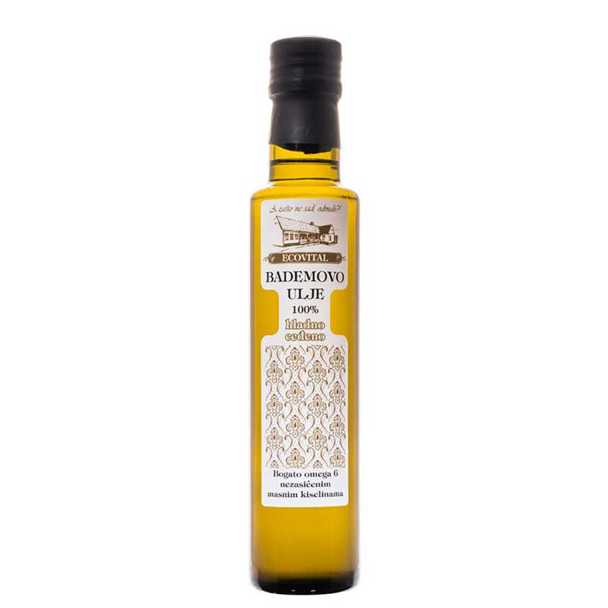 Hladno ceđeno ulje badema Ecovital, 250ml 8606100779338 | Naturehub ...