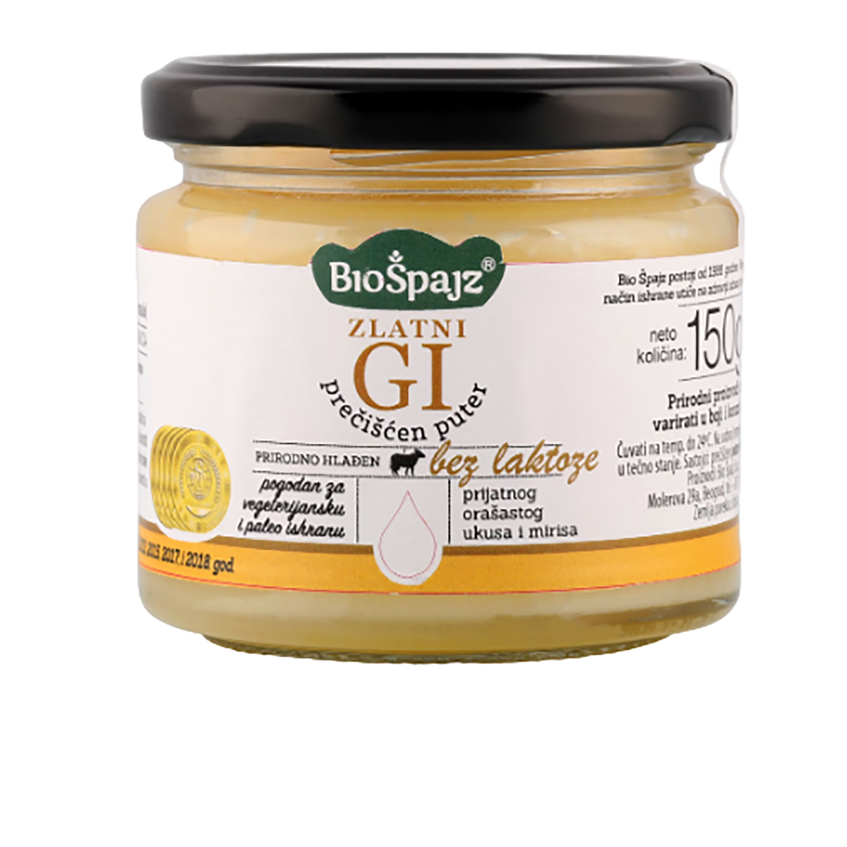 Zlatni Gi puter biošpajz, 150g 8606108010334 | Naturehub - prodavnica ...