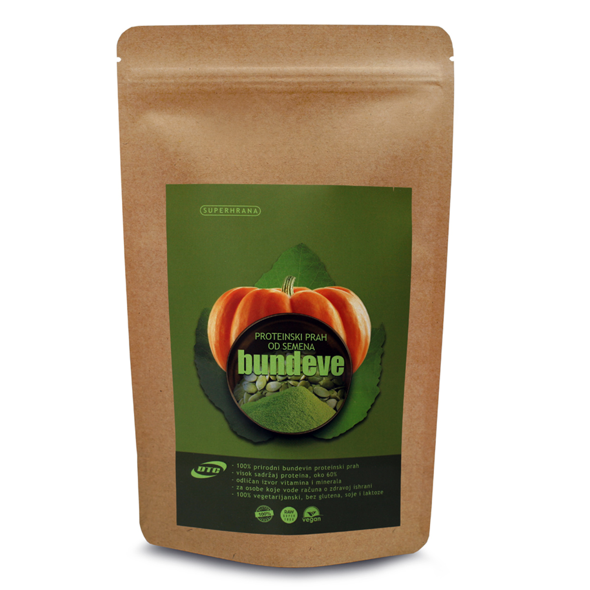 Organski protein od semena bundeve 500g 8606108318171 | Naturehub - prodavnica prirode