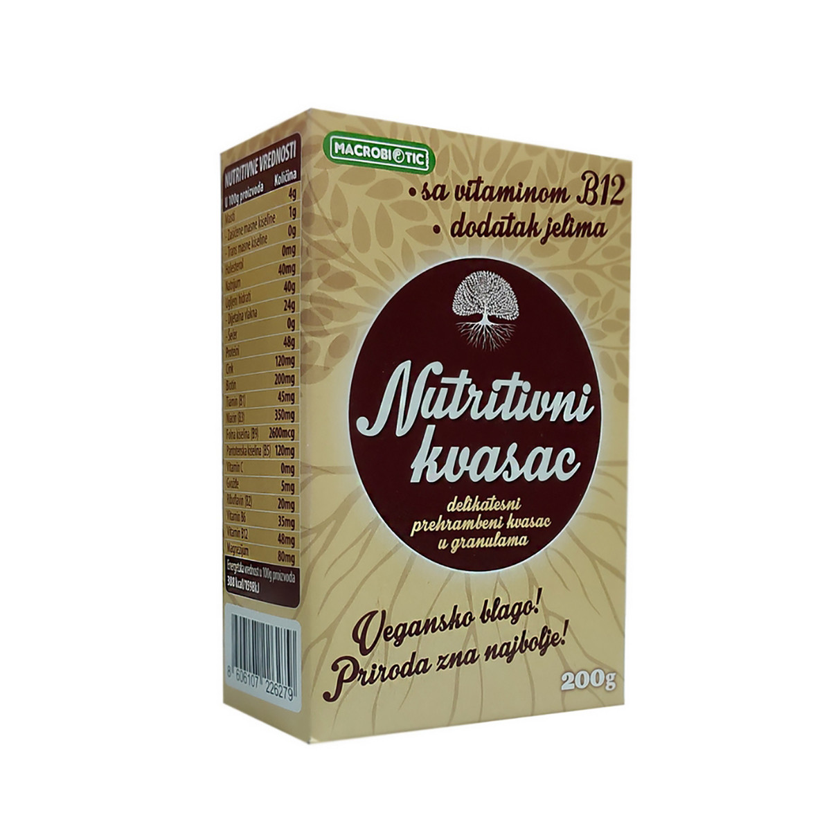 Nutritivni kvasac macrobiotic, 200g 1111111112049 | Naturehub - prodavnica prirode