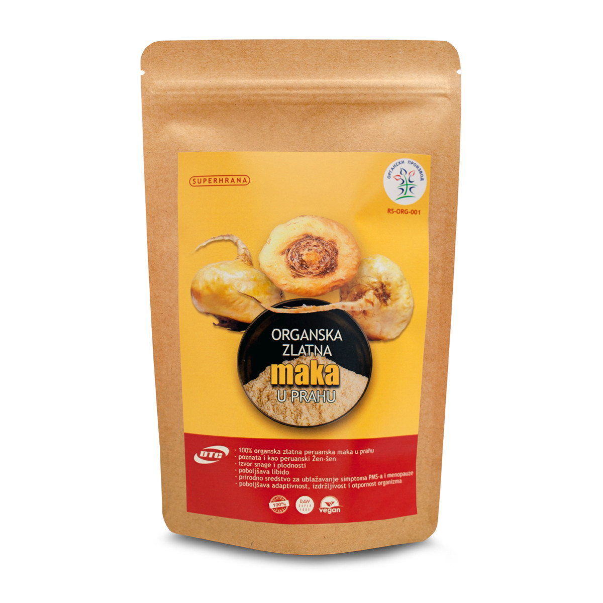 Organska zlatna maka u prahu 100g 8607000128493 | Naturehub - prodavnica prirode